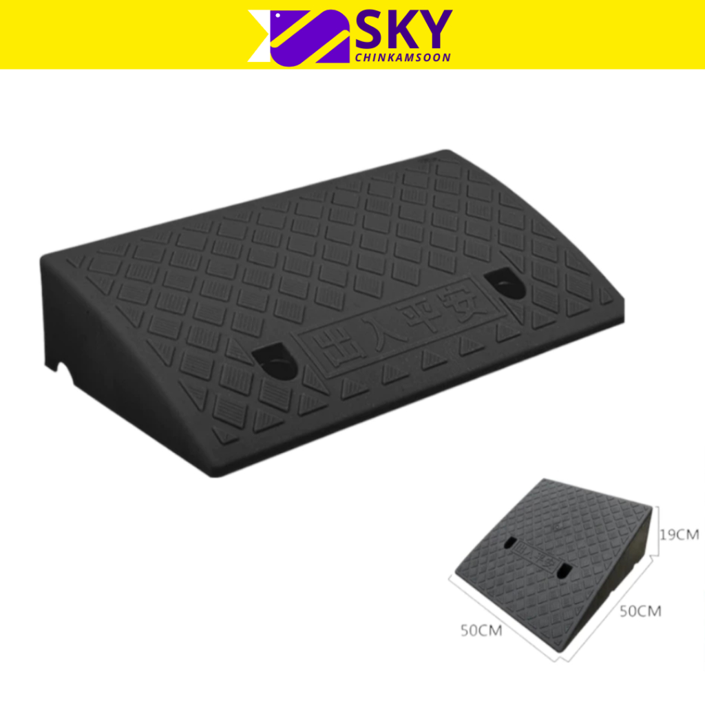 Heavy Duty Fast ship rubber plastic wheelchair car ramp curb rem tangga ...