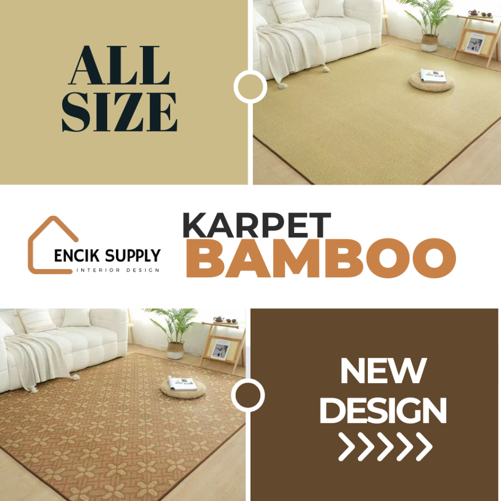 Encik Supply KARPET BAMBOO Carpet Bamboo Japanese Tikar Buluh Moden ...