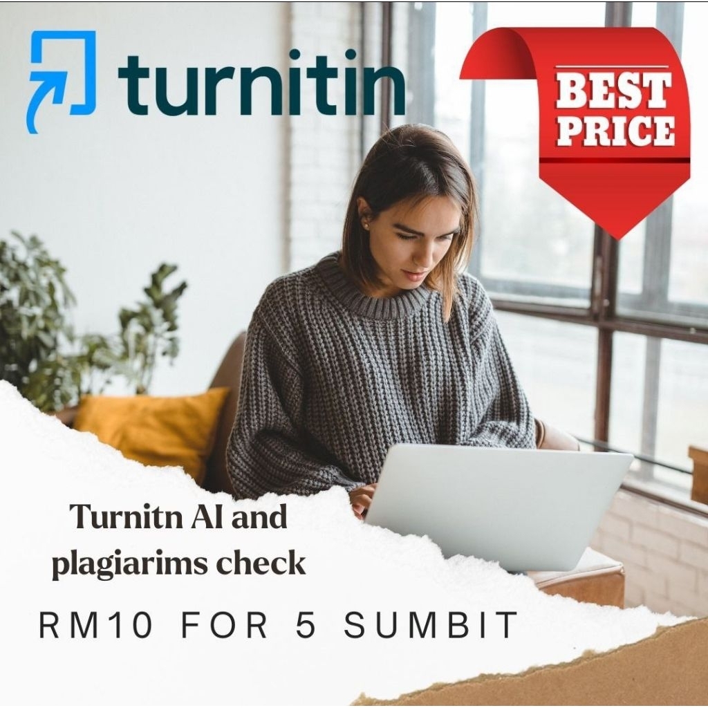 TURNITIN AI CHECK 5 PAPER WORK | Shopee Malaysia