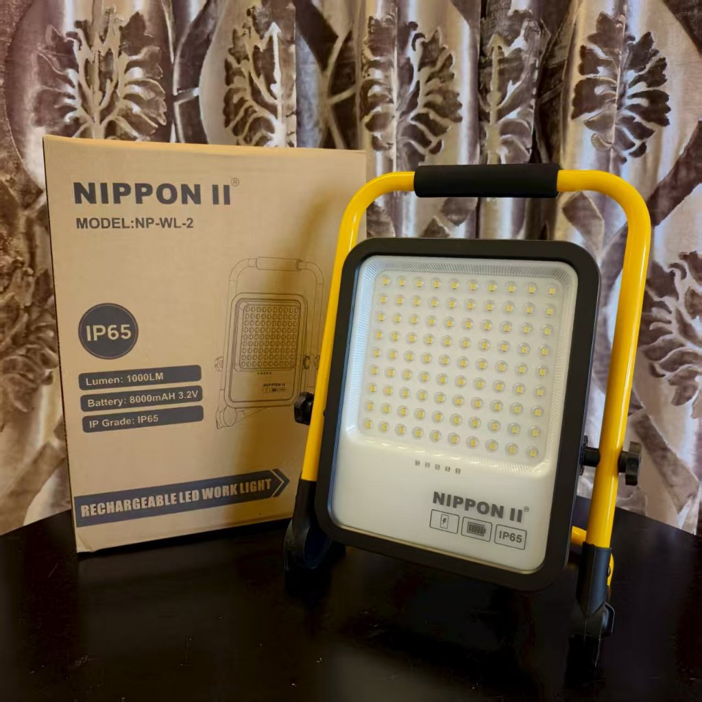 NIPPON II Portable Rechargeable LED Floodlight Outdoor Activities Work ...