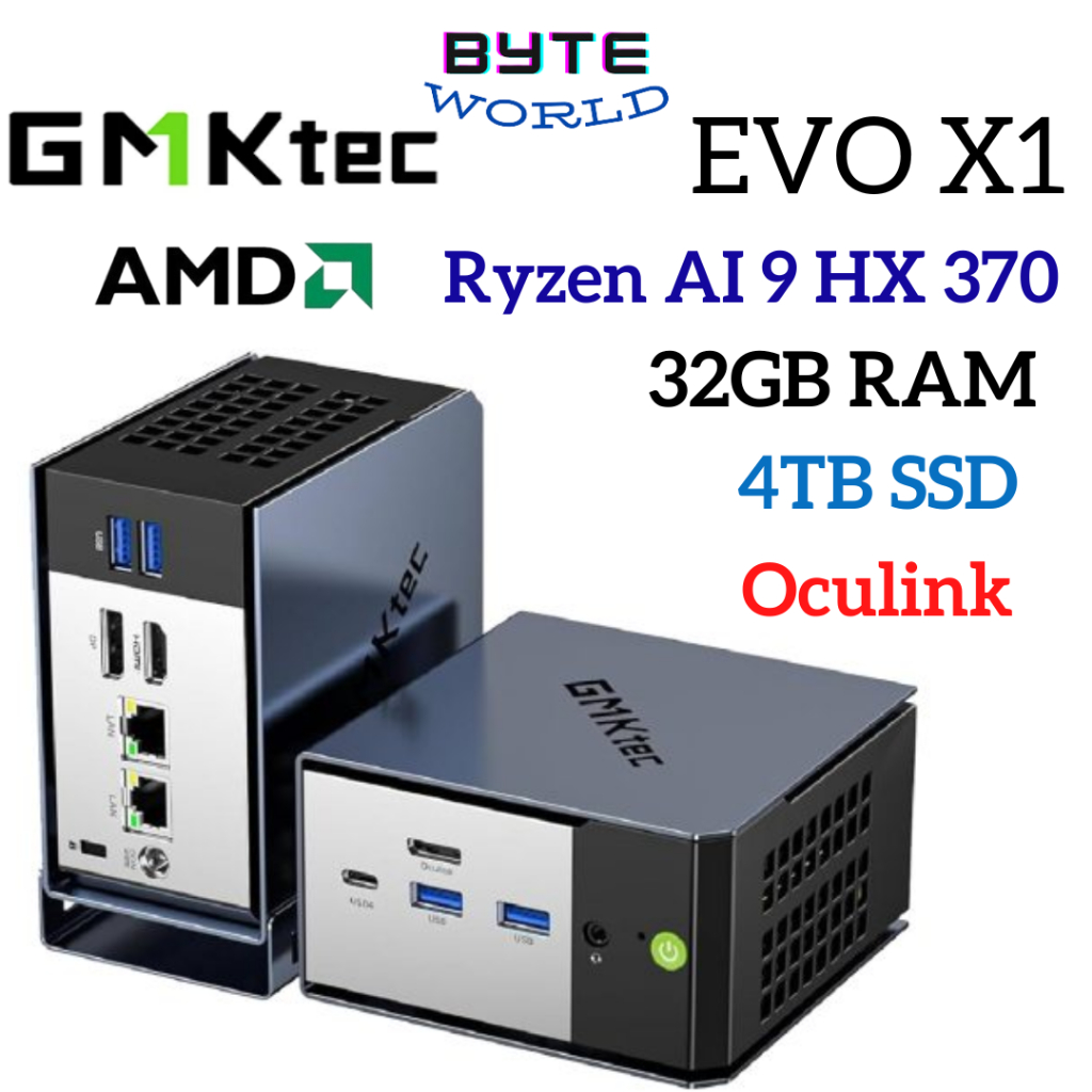 GMKtec EVO X1 AMD Ryzen AI Windows Mini PC 32GB DDR5X RAM 2TB SSD ...