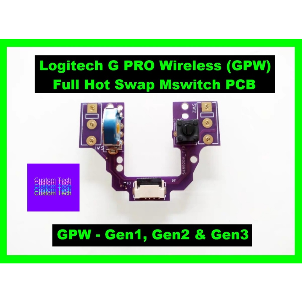 Logitech G Pro Wireless GPW Mouse Hot Swap PCB | Shopee Malaysia