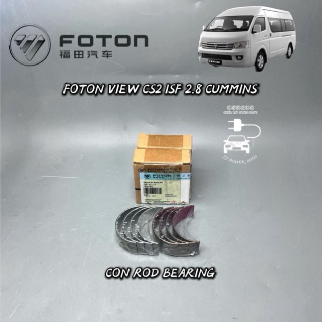 ORIGINAL FOTON VIEW CS2 ISF 2.8 CUMMINS CON ROD BEARING | Shopee Malaysia
