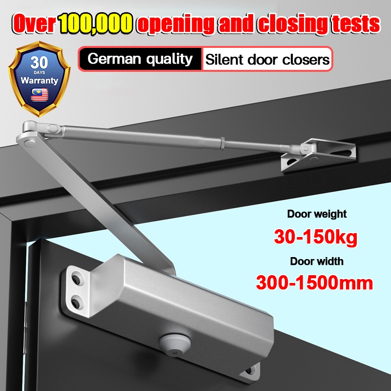 German Tech Auto Door Closer 30-150kg Capacity Mute switch Automatic ...