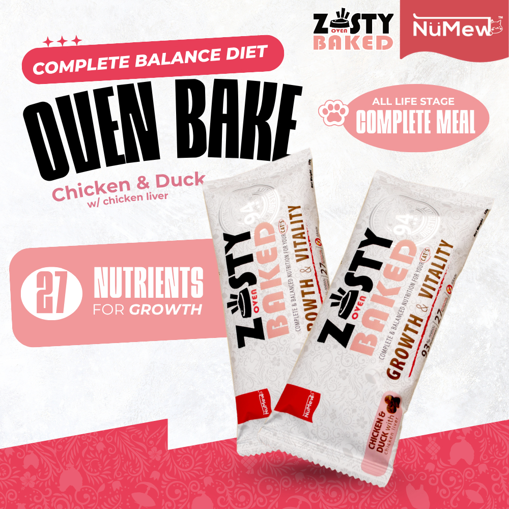 Numew Zesty Oven Bake Bio premium cat food 50g | Shopee Malaysia