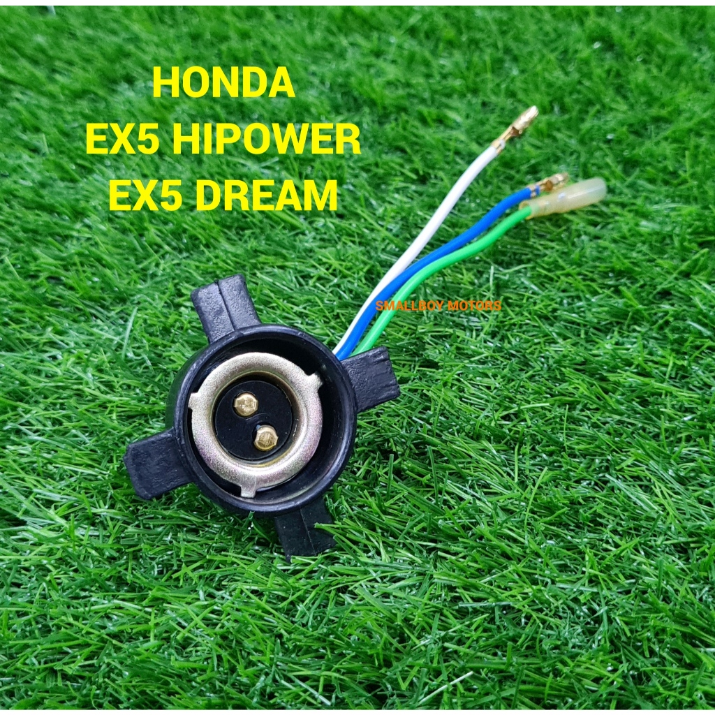 HONDA EX5 HIPOWER EX5DREAM HEADLAMP HEADLIGHT SOCKET WIRE WAYAR SOKET ...