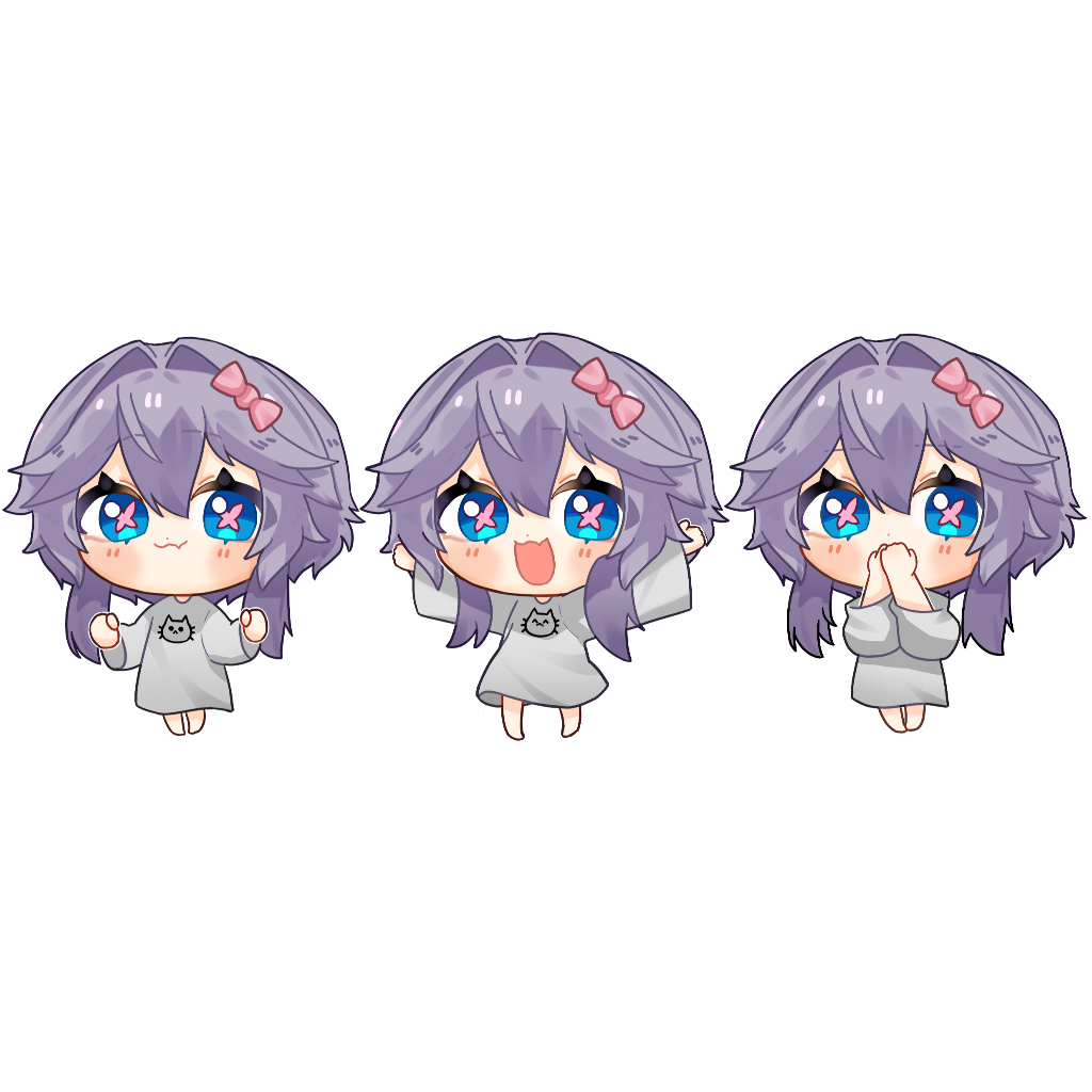 Chibi Digital Art Commission Drawing Coloured | Shopee Malaysia