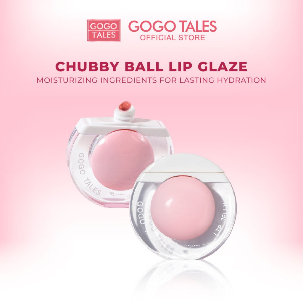 Gogo Tales 𝗟𝗶𝘁𝘁𝗹𝗲 𝗣𝗶𝗻𝗸 𝗕𝗮𝗹𝗹 𝗠𝗼𝗶𝘀𝘁𝘂𝗿𝗶𝘇𝗶𝗻𝗴 𝗟𝗶𝗽 𝗚𝗹𝗮𝘇𝗲 GT557 | Shopee Malaysia