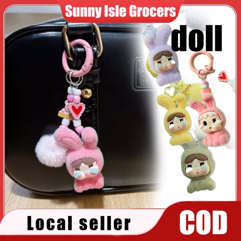 Popmart Cry Baby Keychain Kreatif - DIY Resin Berwarna Kartun Comel ...