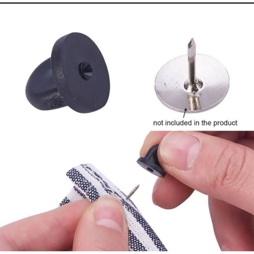 Butang clip getah dan besi butterfly | Shopee Malaysia