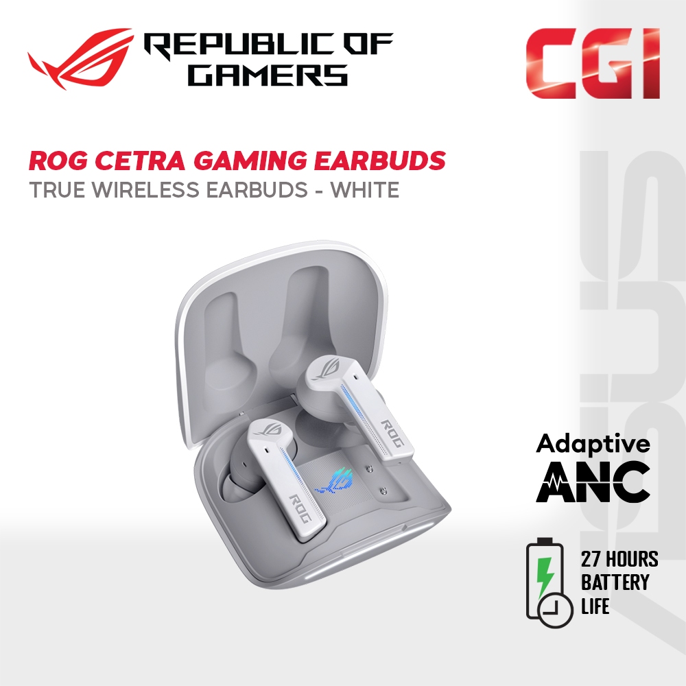 Asus ROG Cetra True Wireless Gaming Headphone with Wireless Charging ...