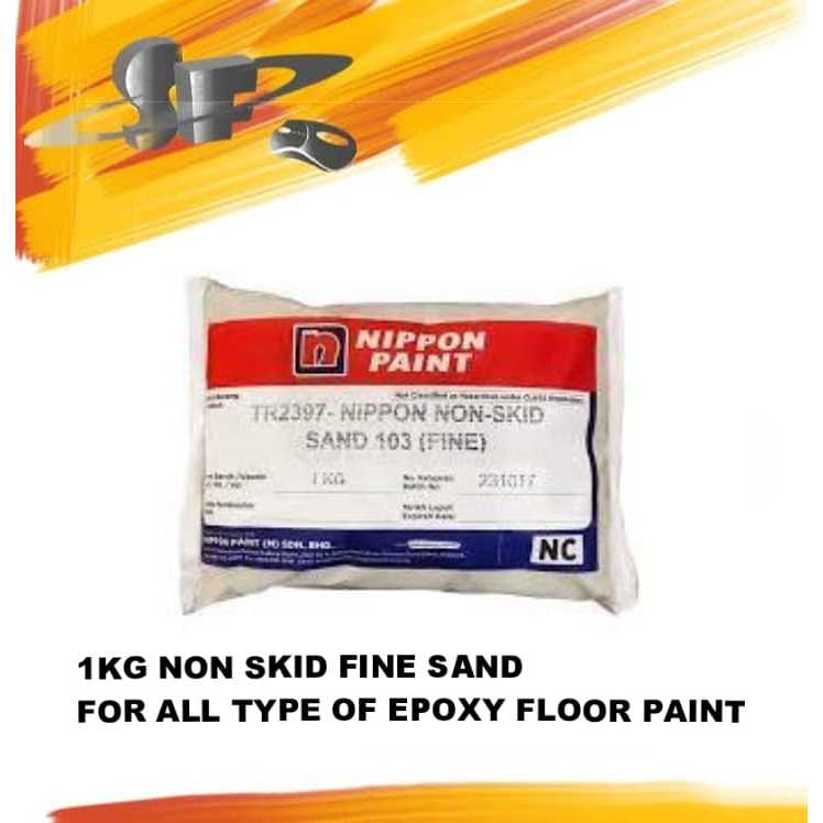 1KG NIPPON NON SKID SAND 103 (FINE) CATER FOR ALL TYPE OF EPOXY FLOOR ...