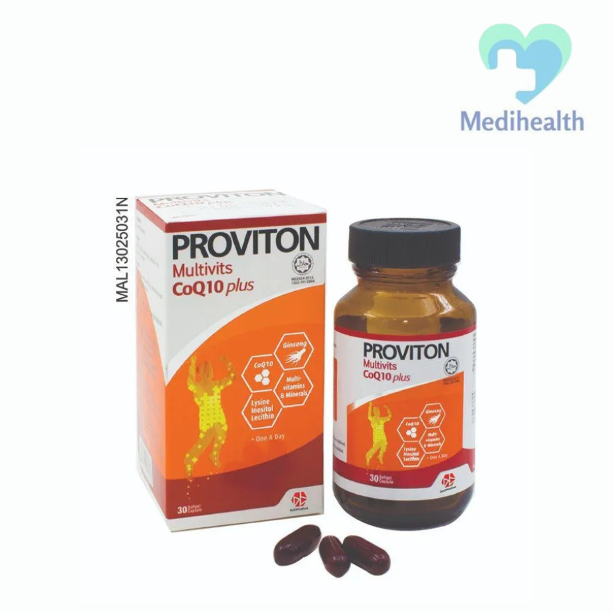 PROVITON COQ10 PLUS MULTIVITAMINS 90S (Multivitamin + Ginseng + Coq10 ...
