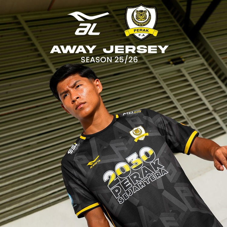 AL Sports - Perak FA 25/26, Black Away, Player Issue - Original ...