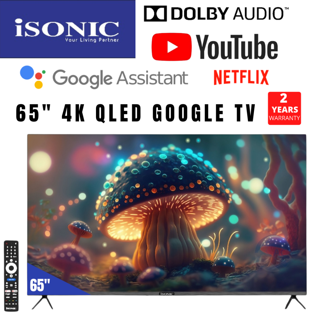 ISONIC QLED GOOGLE TV 65" | ISONIC QLED GOOGLE TV 55" | Smart TV ...
