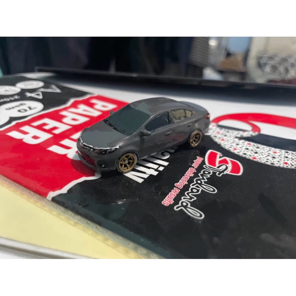 toyota vios keli miniature handmade saiz hotwheels | Shopee Malaysia