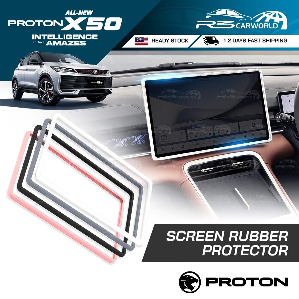 Proton X50 𝐀𝐥𝐥 𝐍𝐄𝐖 𝟐𝟎𝟐𝟓 Rubber Screen Edge Protector Car Accessories ...