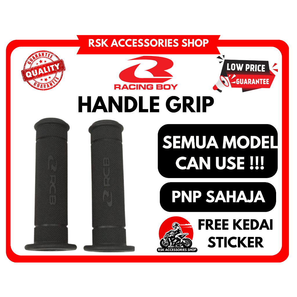 RCB Handle Grip Alloy Throttle Grip Universal Yamaha Honda Modenas ...