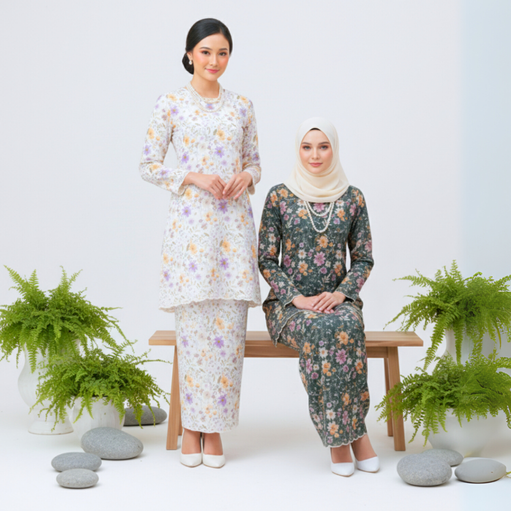 KURUNG MODEN DAISY by Athifa Azzahrah - Kurung Cotton Eyelet Embroidery ...