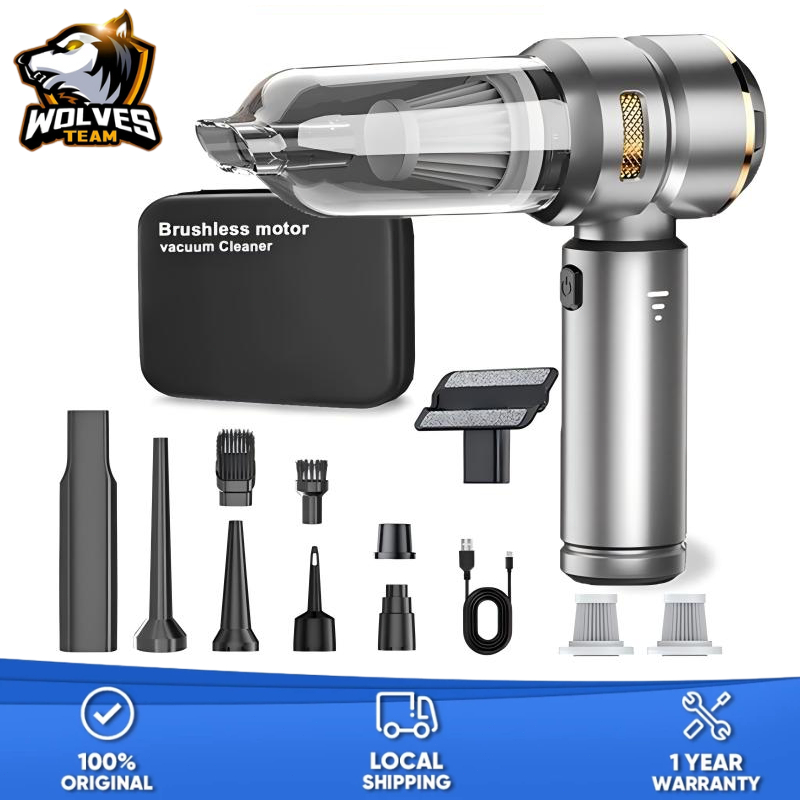 99000Pa Cordless Car Vacuum Cleaner | Strong Suction Handheld ...