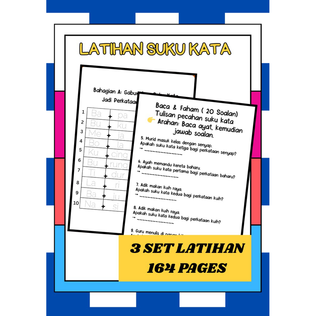 [ SOFTCOPY | PDF ] 168PAGES SUKU KATA TERBUKA LEMBARAN KERJA LATIHAN ...
