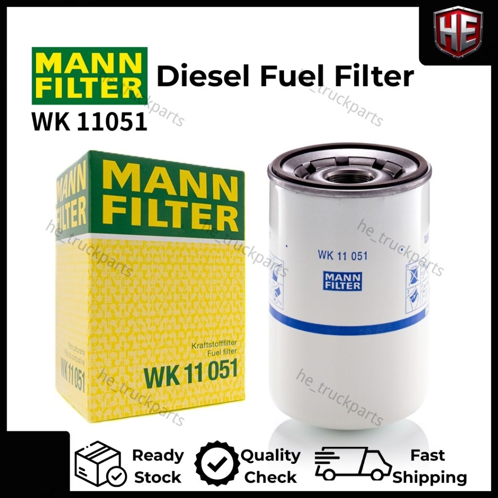 Volvo Diesel Fuel Filter FM4 / FH4 WK 11051 Mann Filter | Shopee Malaysia