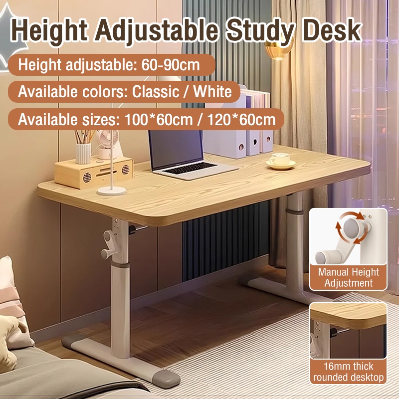 Adjustable Table Office Desk Lifting Table Study Table Computer Desk ...