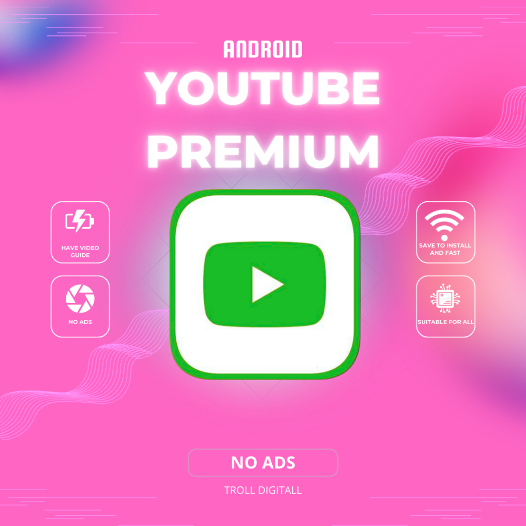 YOUTUBE NO ADS FOR ANDROID | Shopee Malaysia