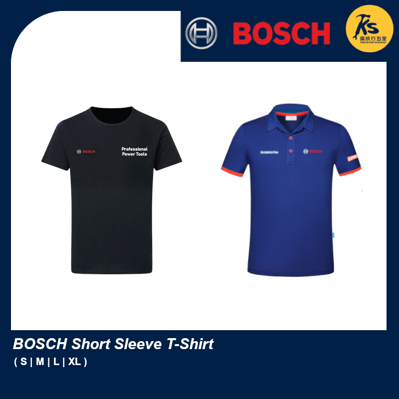 BOSCH Unisex Short Sleeve T-Shirt & POLO Shirt ( S | M | L | XL ...
