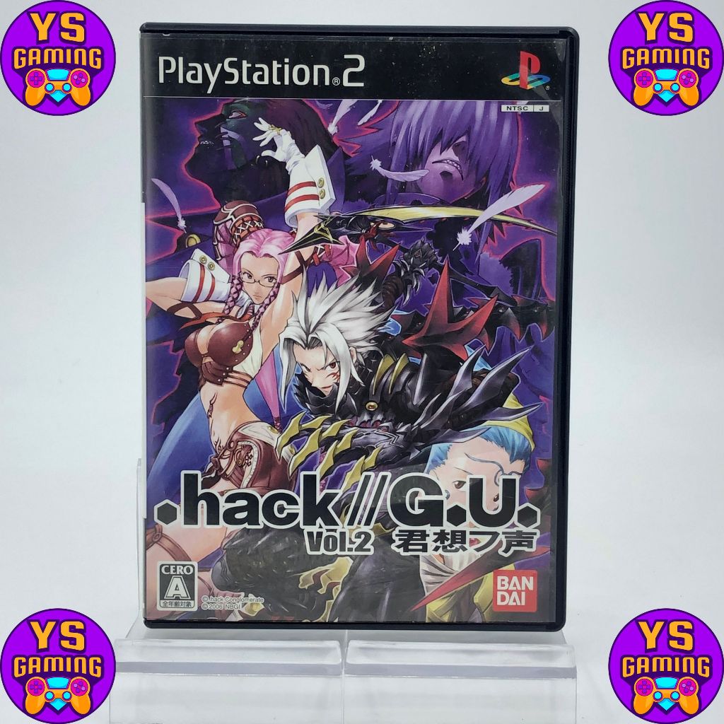[100% Original PS2 Disc] .hack//G.U. Vol.2//Reminisce (Japan) | Shopee Malaysia