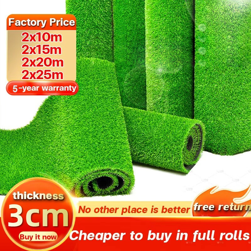【Custom Size】 2*25M Premium Artificial grass mat decoration wall ...