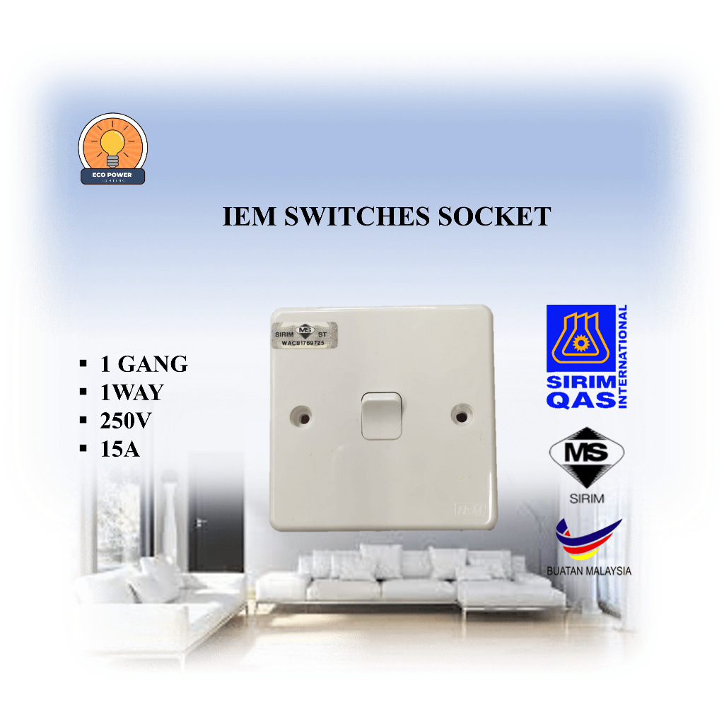 [CLEARANCE] IEM SWITCHES & SOCKETS (1G / 2G / 3G / 4G / 5G) | Shopee ...