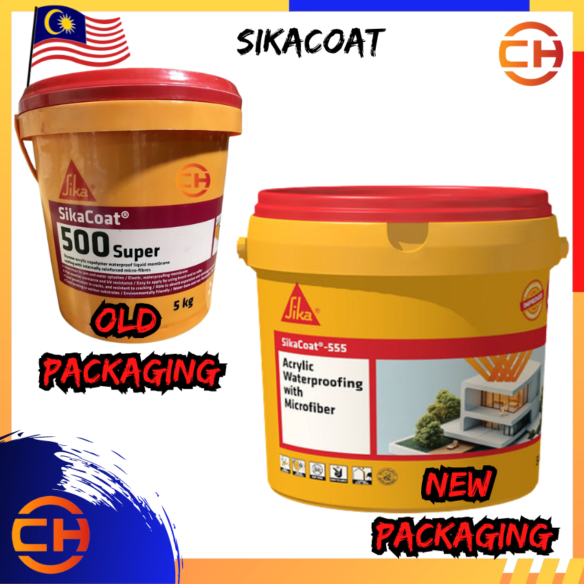SikaCoat 500 Super - Waterproofing Sika 500 Super Styrene-Acrylic ...