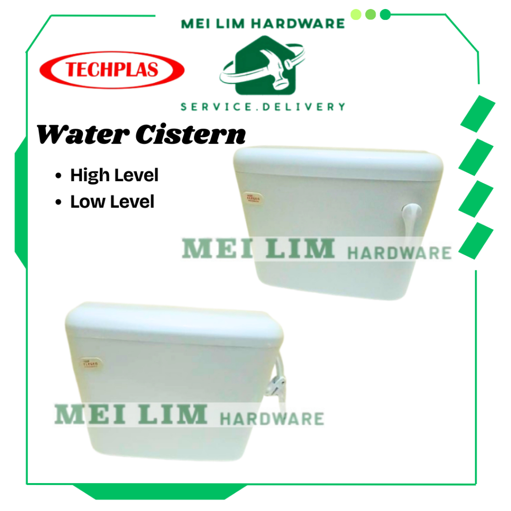 Water Cistern High Level & Low Level/ Toilet Flush Cistern/White Color ...
