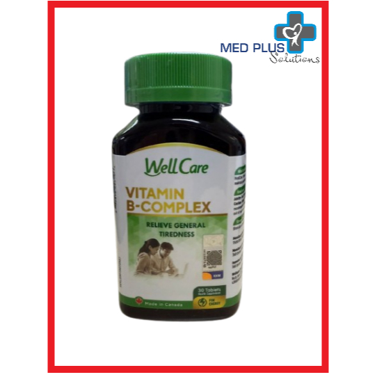 WellCare Vitamin B-Complex Tablets 30's (Exp: 1/2027) | Shopee Malaysia