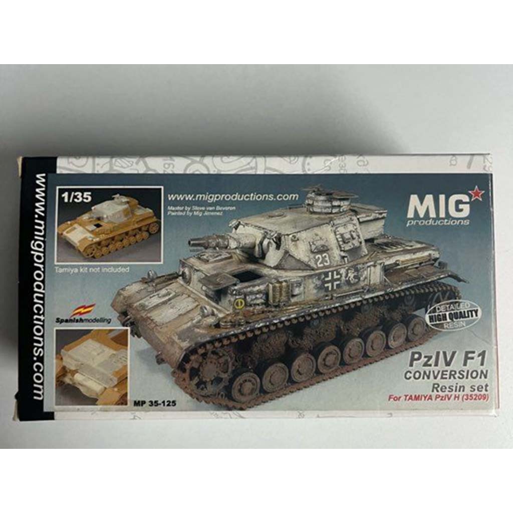 MIG Productions MP 35-125 1/35 PZ IV F1 Conversion Set (Tamiya ...