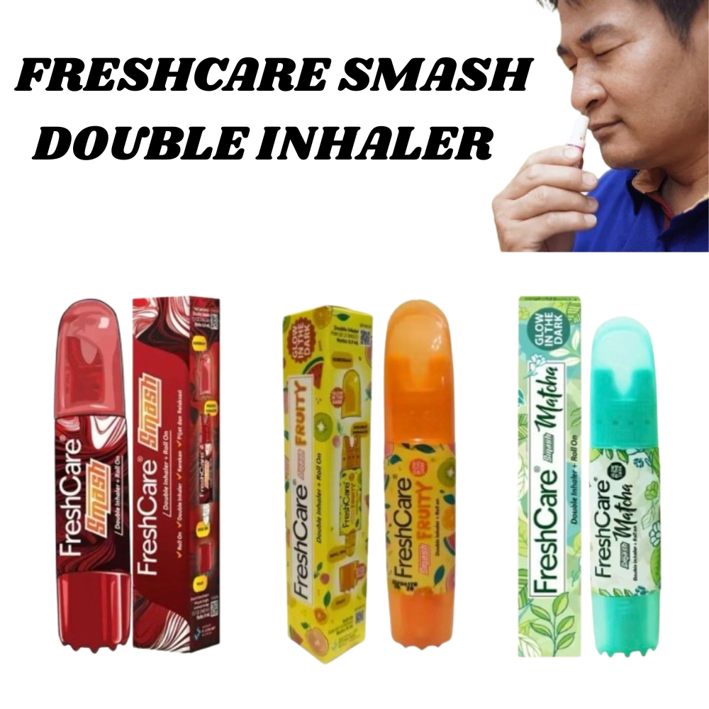 FRESHCARE SMASH DOUBLE INHALER+ROLL ON | Shopee Malaysia