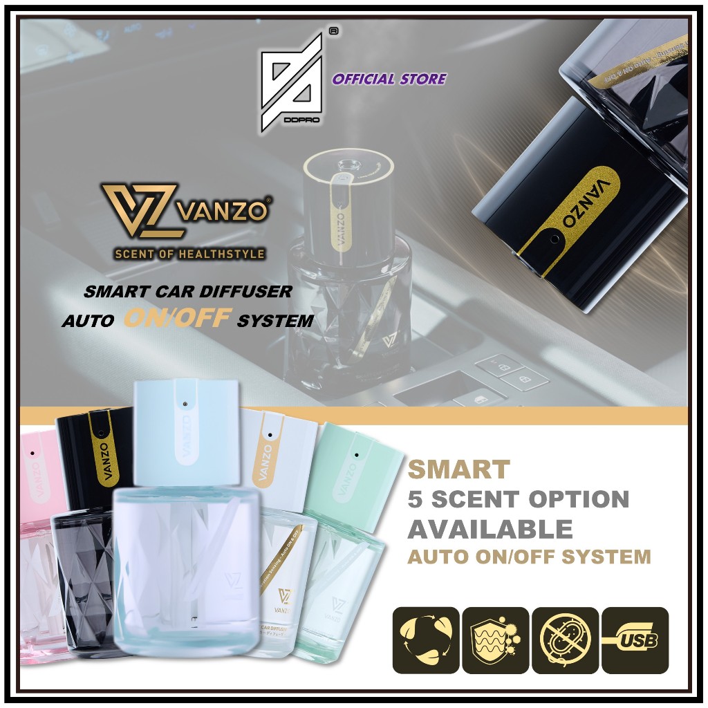 ️New VANZO Diffuser Smart Car Diffuser Penyegar Udara Kereta Home Car ...