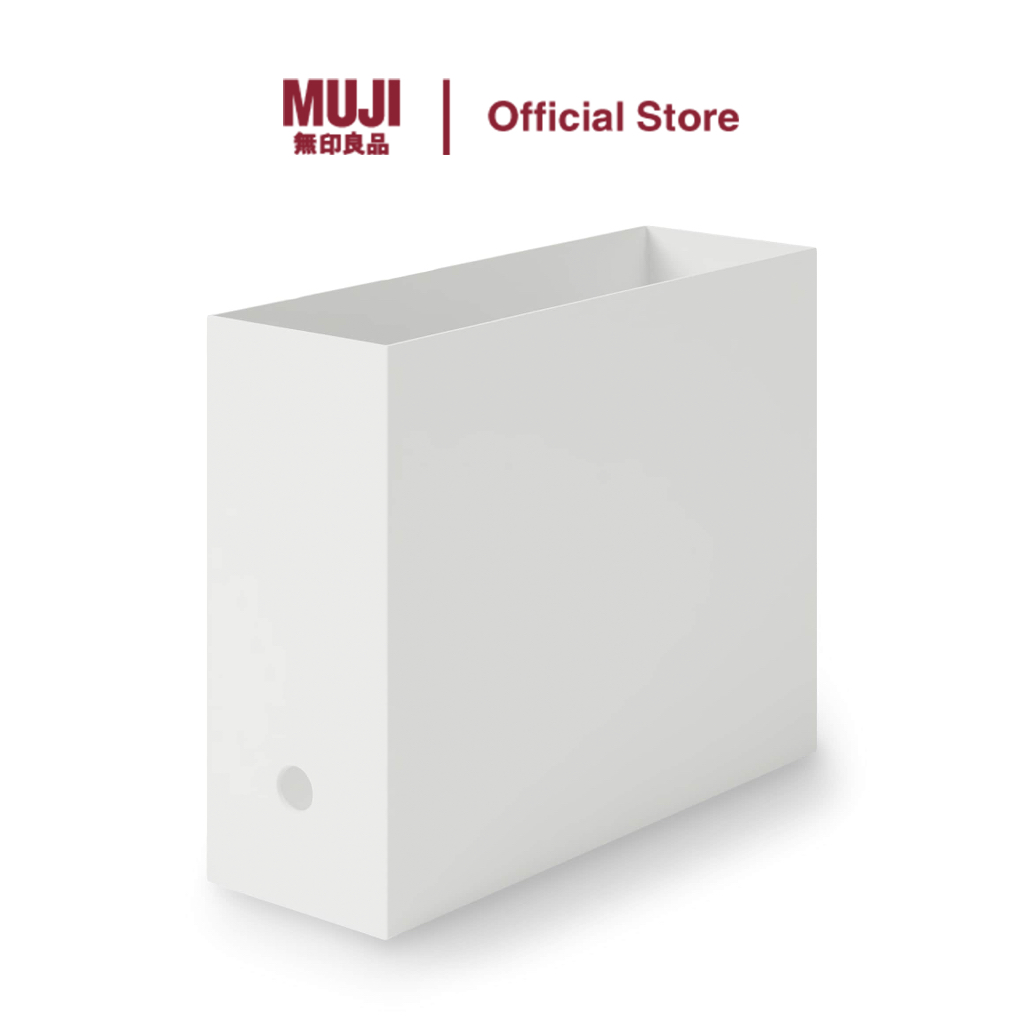 MUJI MUJI Polypropylene File Box Standard A4 (White Grey) | Shopee Malaysia