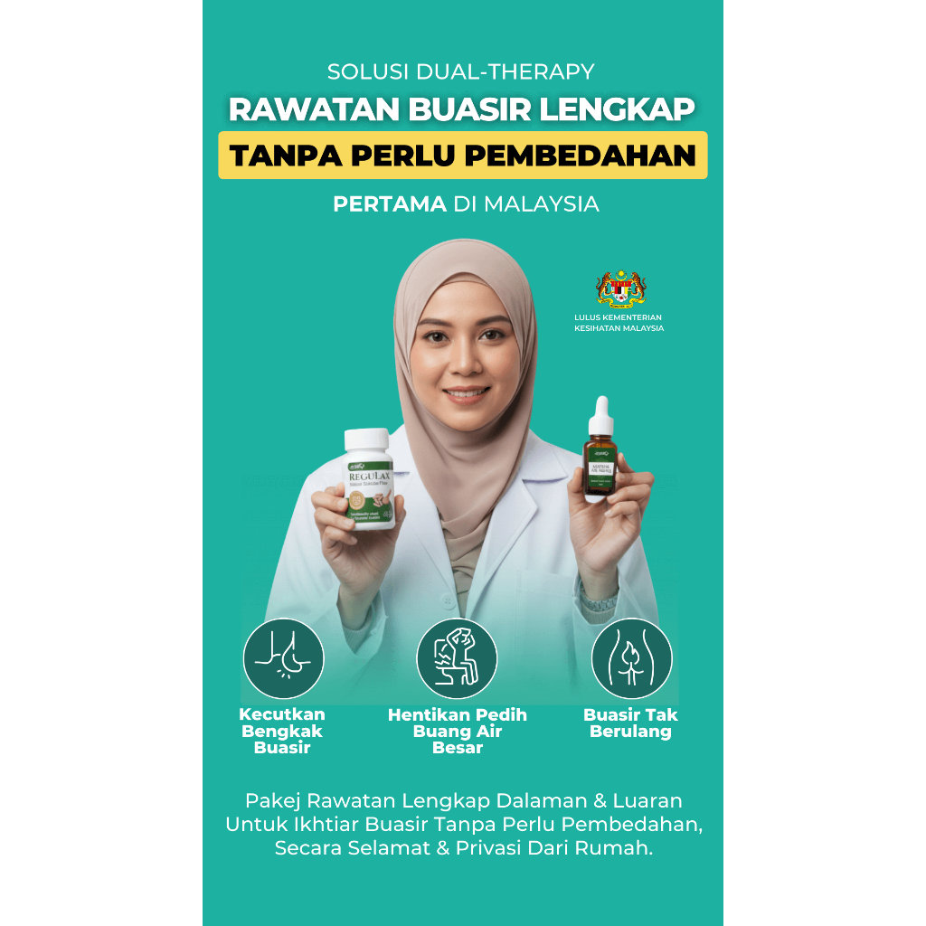 Ar Rizqi + Regulax Set Rawatan Buasir - Lulus KKM - Original HQ Guarantee | Shopee Malaysia