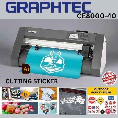 Cutting Sticker Machine Graphtec CE8000-40(support Ai) Ready stock ...