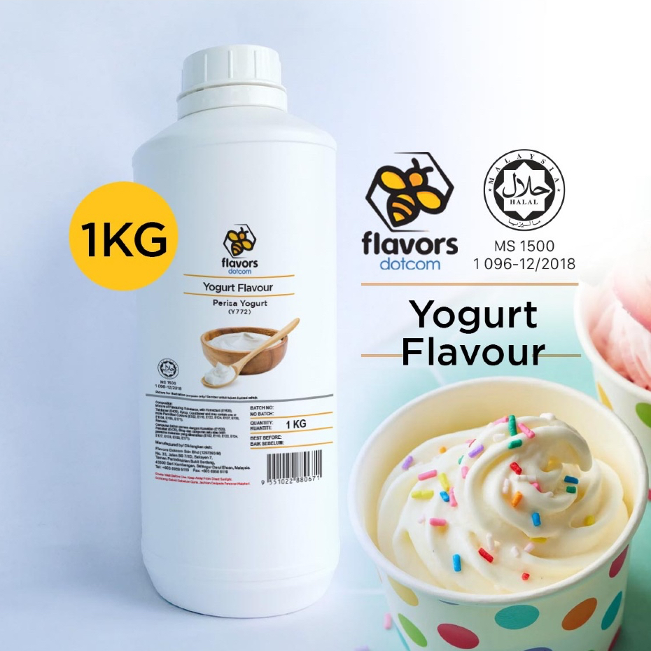 [HALAL] Flavors Dotcom - Yogurt Flavour (500g/1KG) | Shopee Malaysia