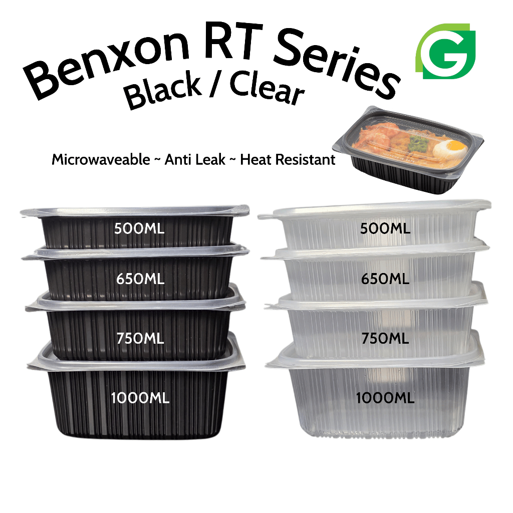BENXON RT PP Rectangular Food Container Microwaveable Anti Leak | Bekas ...