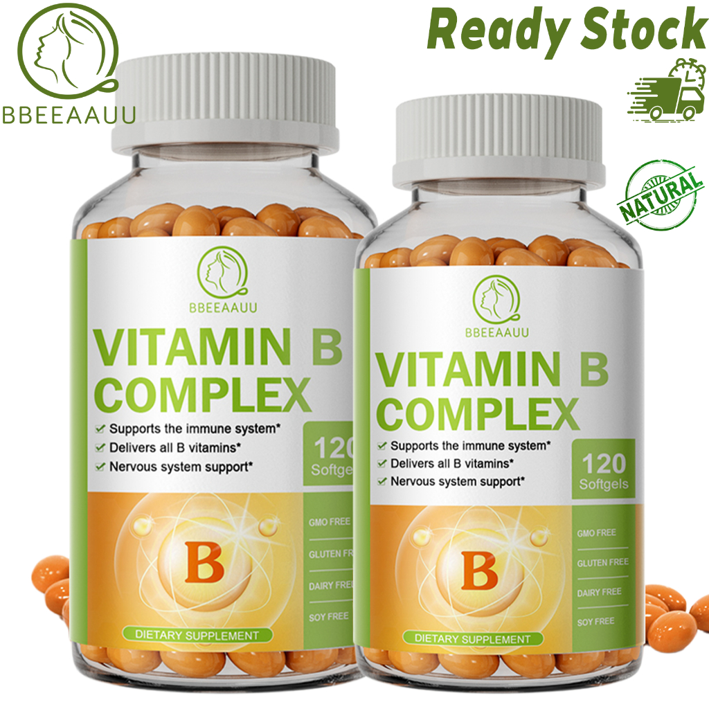 BEAU Vitamin B Complex Capsule（VitaminB6, B12,B8）120/240pcs，Support ...