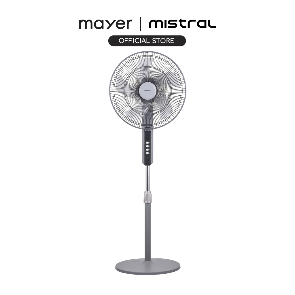Mistral 16" AC Motor Stand Fan with 5 Blades MSF165FB | Shopee Malaysia