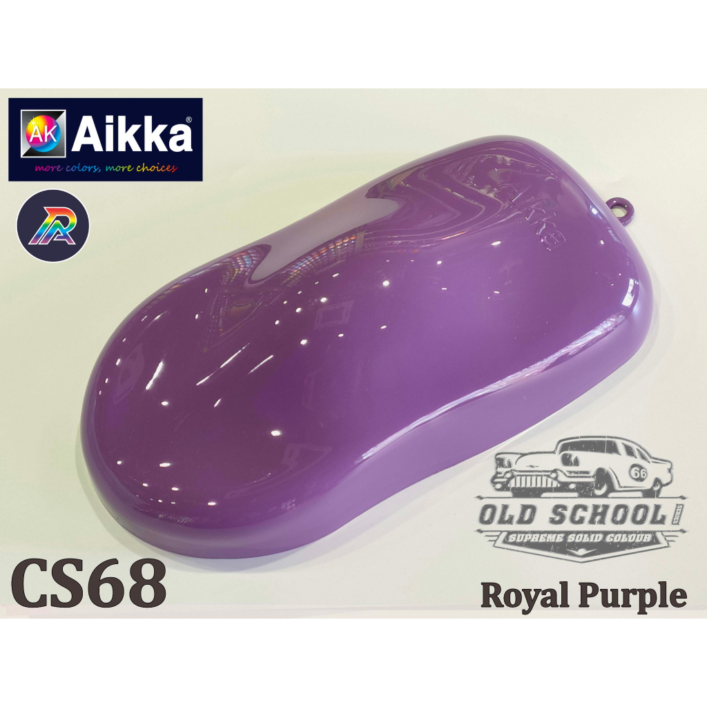 AIKKA CS68 ROYAL PURPLE OLD SCHOOL SUPREME SOLID COLOUR 2K PAINT / MIRI ...
