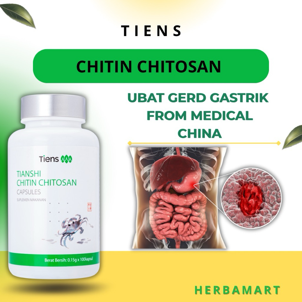 Tiens original chitosan sembuhkan asam lambung maag gerd anxiety ubat ...