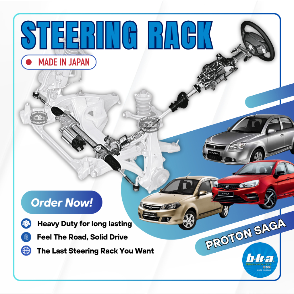 BKA - Proton Saga BLM/ FL/ FLX/ VVT MK4 - Heavy Duty Steering Rack ...