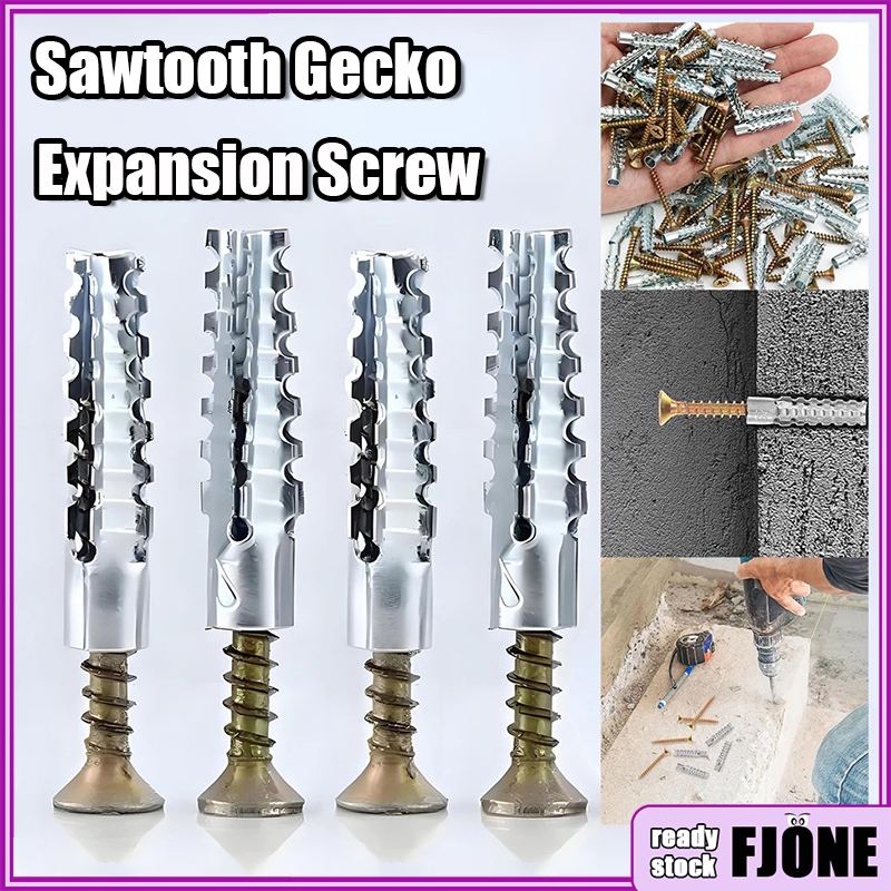 Expansion Screw Anchor Steel Expansion Tube Pipe 100 Sets Baut ...