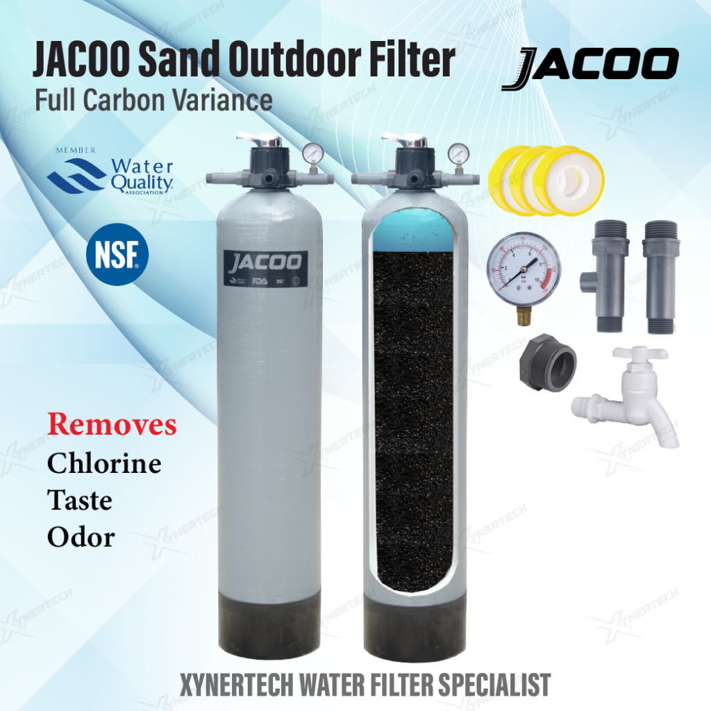 (CHLORINE REMOVAL) Sand Tank Water Filter with Fully Activated Carbon ...